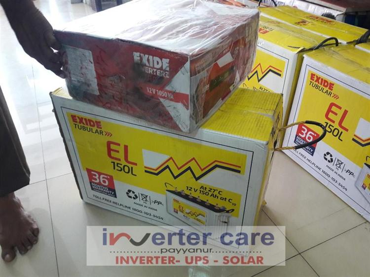 Exide EL 150L Tubular Battery, Capacity: 100-150 A....